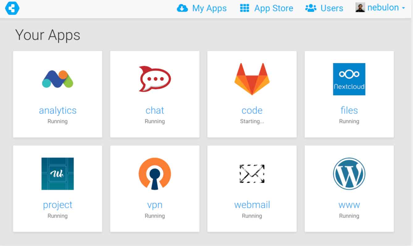 Cloudron – My website